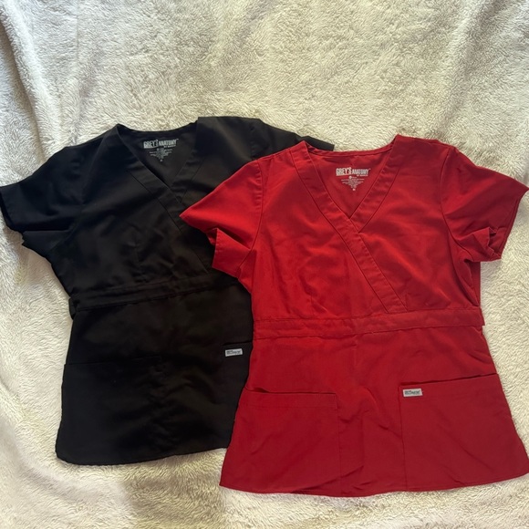 Grey's Anatomy | Tops | Greys Anatomy By Barco 2 Scrub Tops | Poshmark